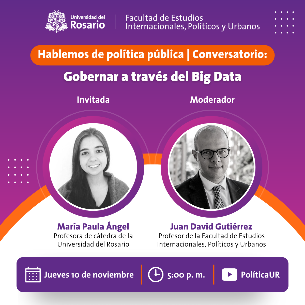 Conversatorio «Gobernar a través del Big Data» con María Paula Ángel ...