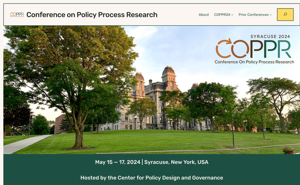 Call for papers: Panel at COPPR 2024 – «Application of policy process ...